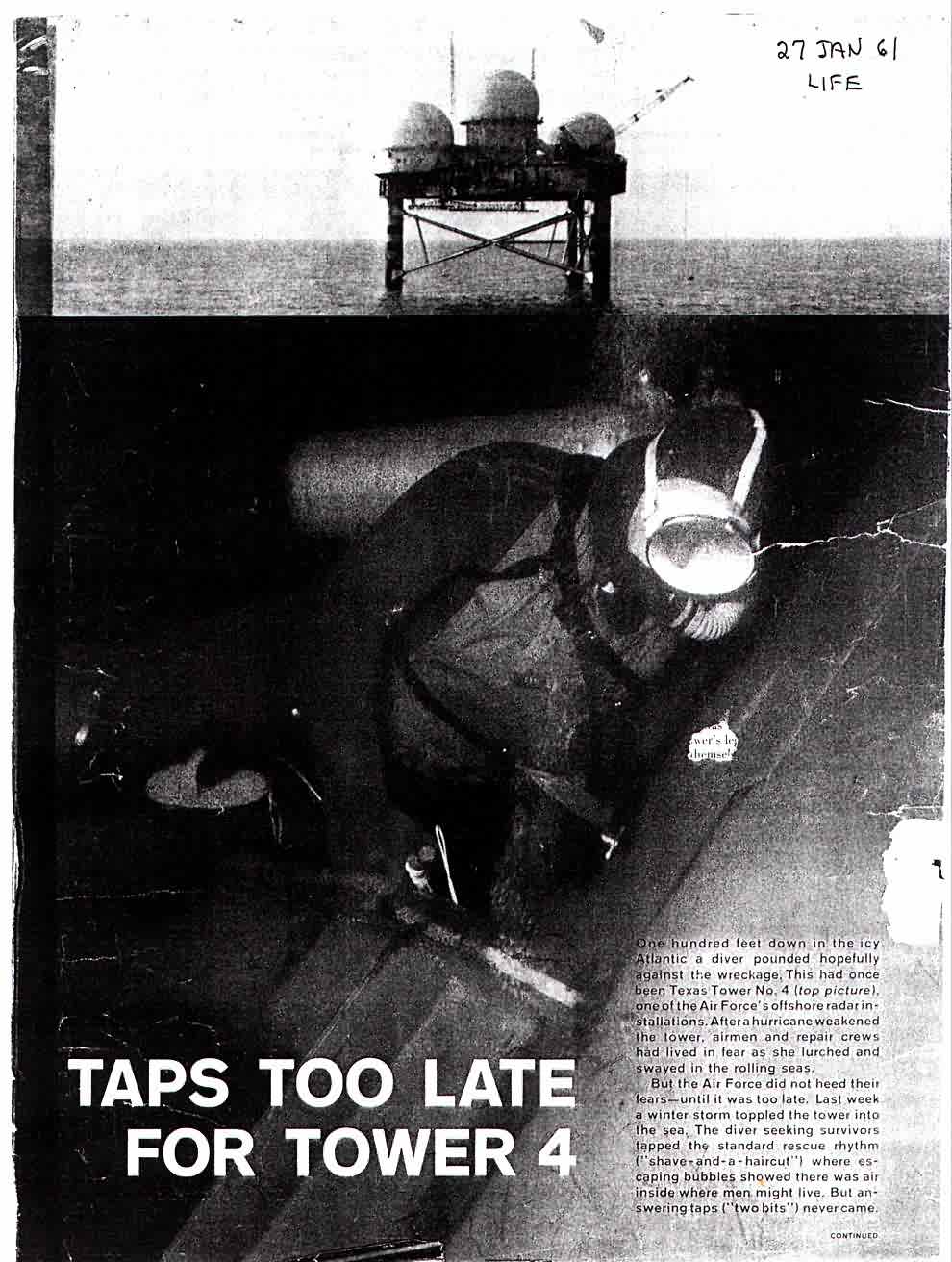 Life Magazine Article, 27 January 1961