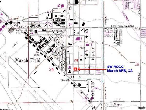 Aerial Images of March AFB ROCC, CA