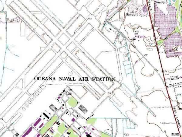 Aerial Images of Oceana NAS, VA