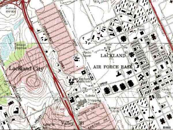 Lackland Afb Housing Map Lackland Hills”